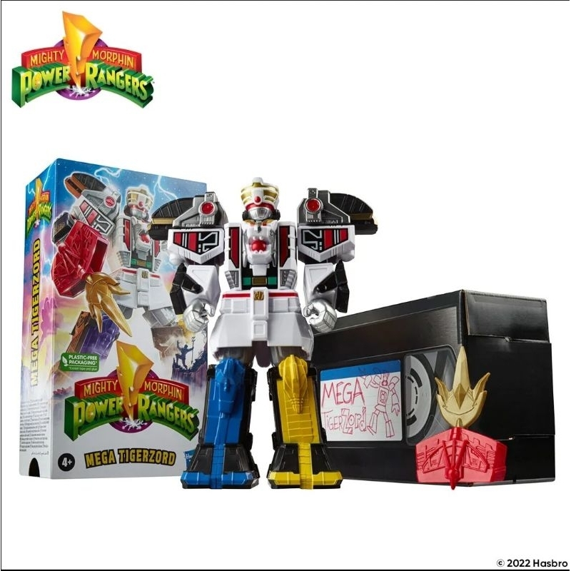 Power Rangers Mighty Morphin Mega Tigerzord 7-Inch Figure | Shopee ...