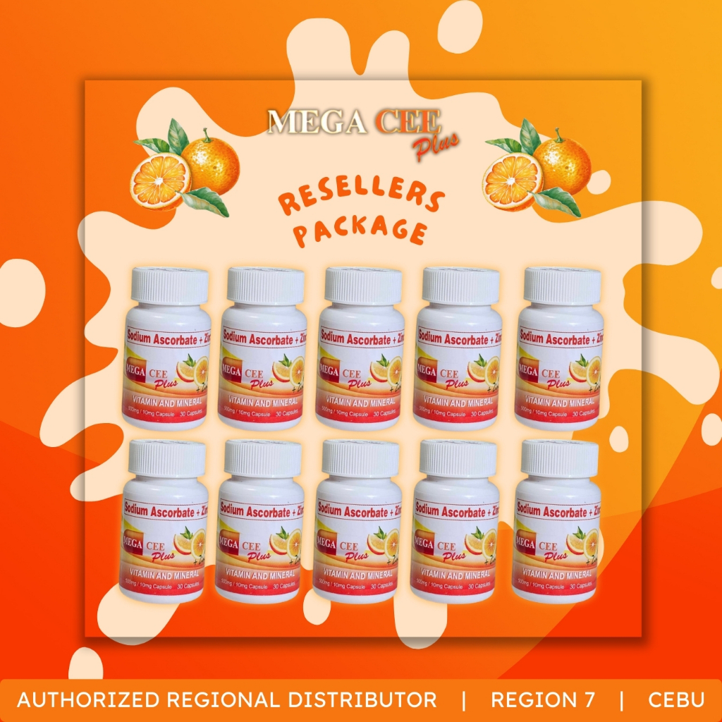 Mega Cee Plus 10 Bottles Vit C | Reseller's Package | Shopee Philippines