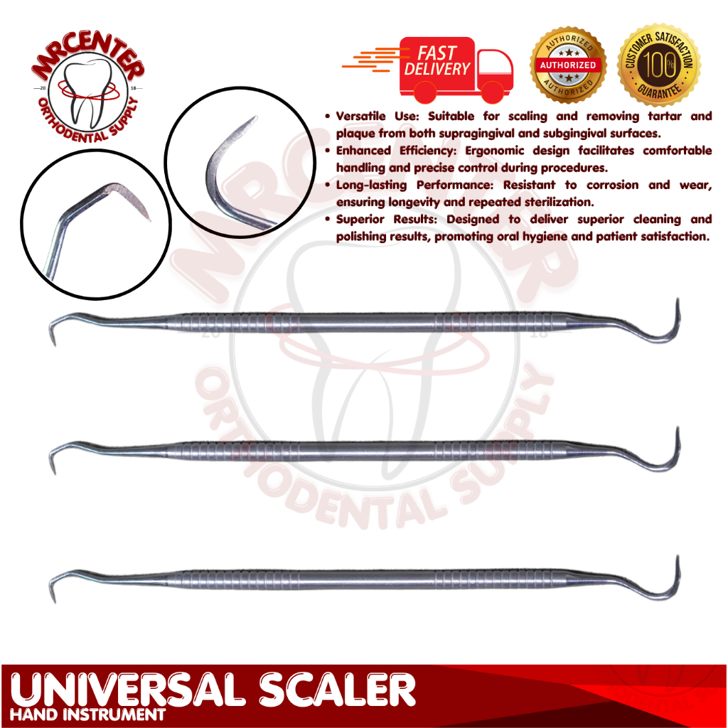 MrCenter03 | Autoclavable Stainless Steel Dental Scaler: Precision Tool ...