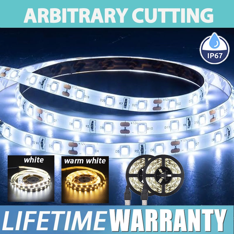 LED Strip Light With Switch DIY Flexible USB LED Light Waterproof IP67 ...
