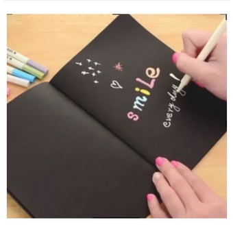 Plain A5 Black Notebook | Shopee Philippines