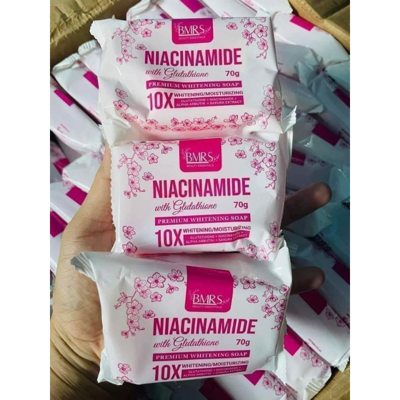 Naicinamide Soap with GLUTATHIONE SAKURA FDA approved | Shopee Philippines