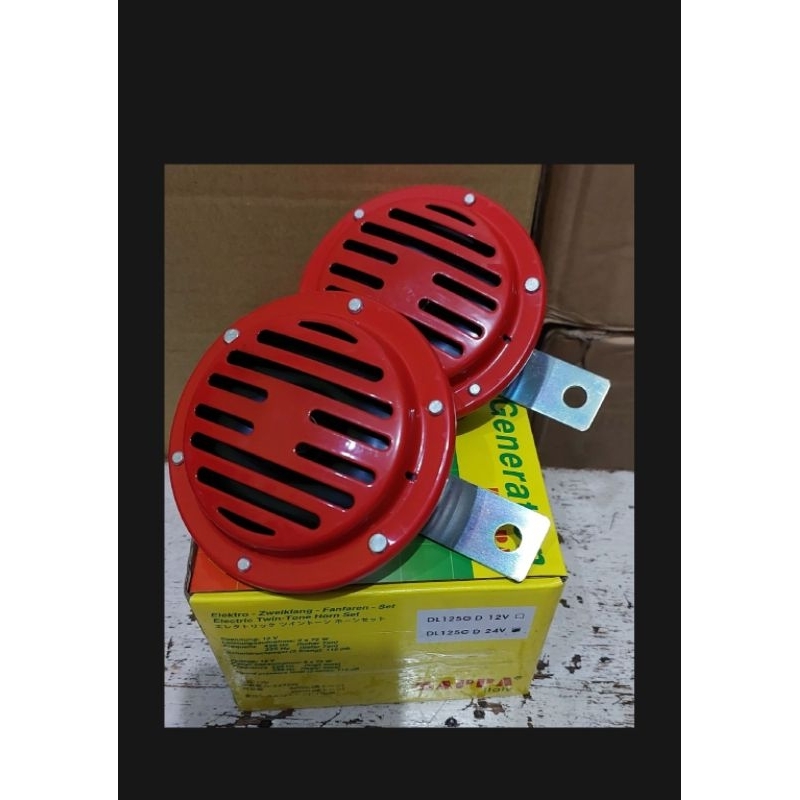 DL-125 TWIN HORN/PITPIT HORN 24VOLT ZAPPA MADE IN THAILAND | Shopee ...