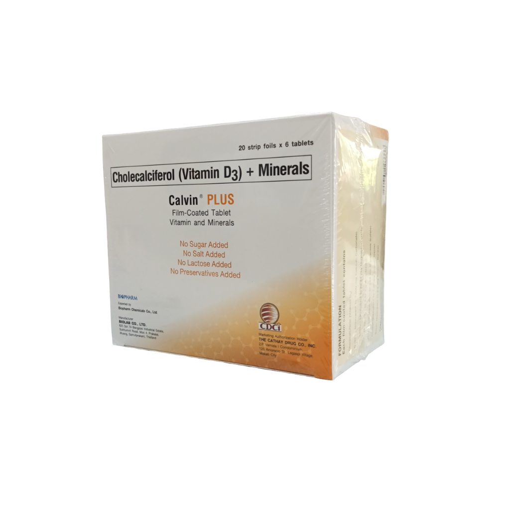 Calvin Plus 120 Tablets (Vitamin d3 + Minerals) | Shopee Philippines