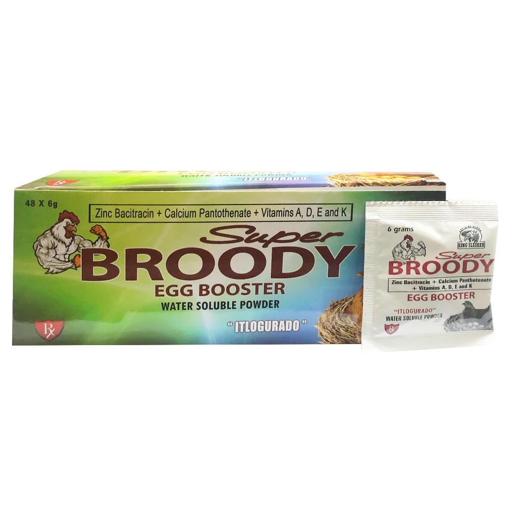 5 sachet King Slasher Super Broody 6g Egg Booster for Gamefowl Pullets ...