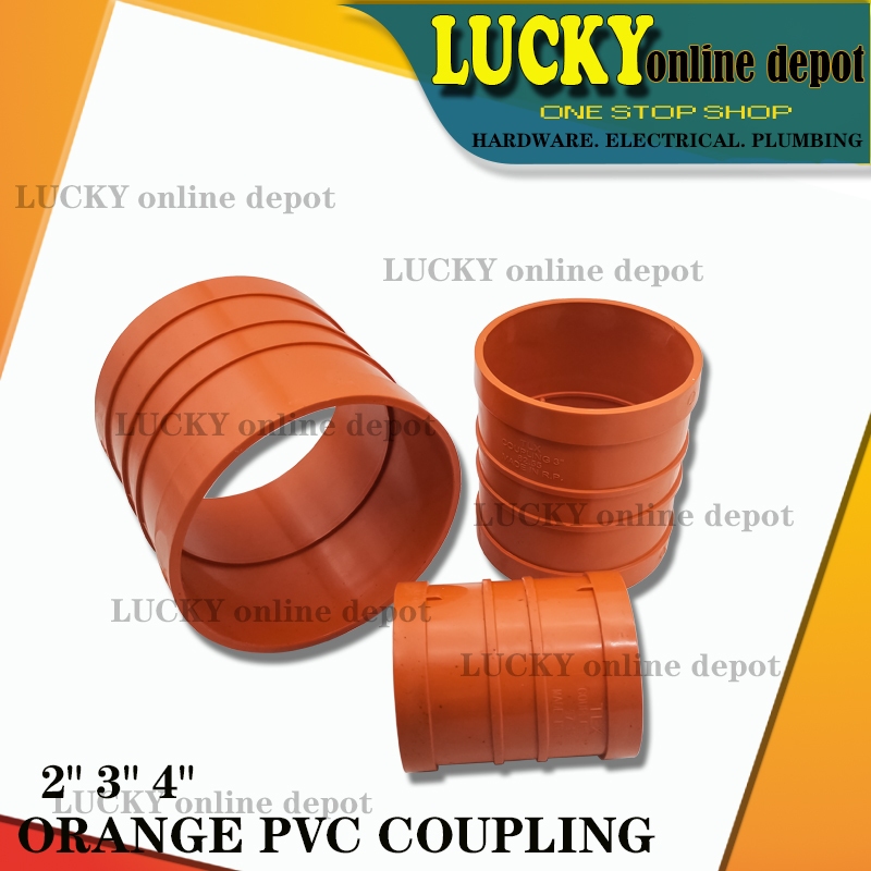 TLX ORANGE PVC COUPLING ( 2" / 3" / 4" ) | Shopee Philippines