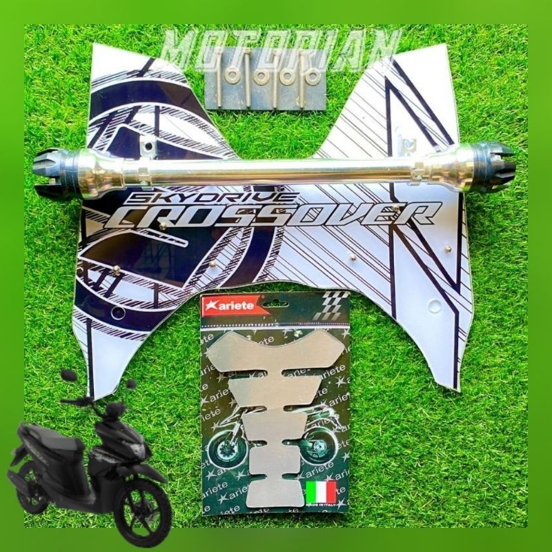 FOR SUZUKI SKYDRIVE CROSSOVER FI MATTING SLIDER TANK STICKER WITH ...