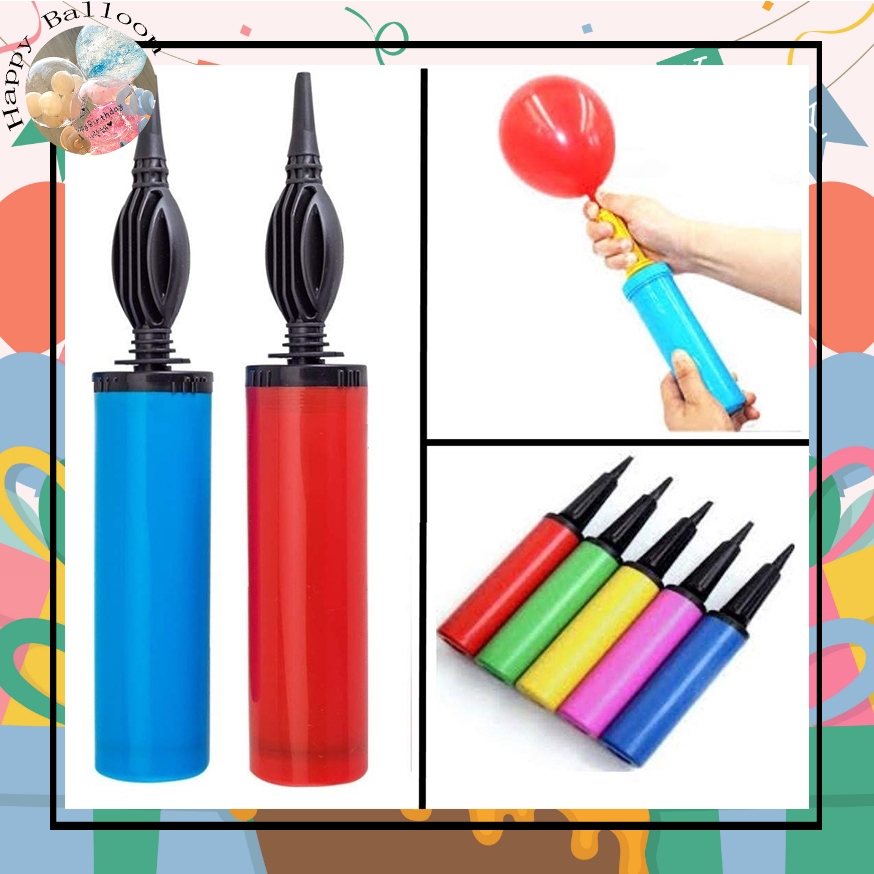 Random Color Balloons Manual propulsion air pump bithday party needs ...