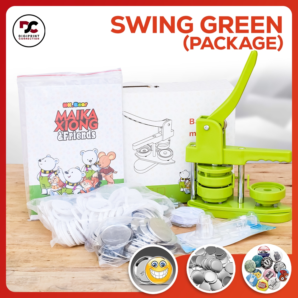 Button Pin Maker 58mm SLIDING TYPE | Manual Badge Making Machine DIY ...