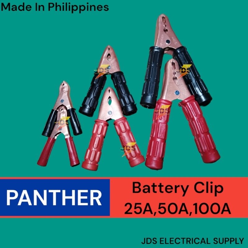 Panther Battery Clip 25A, 50A, 100A PAIR | Shopee Philippines