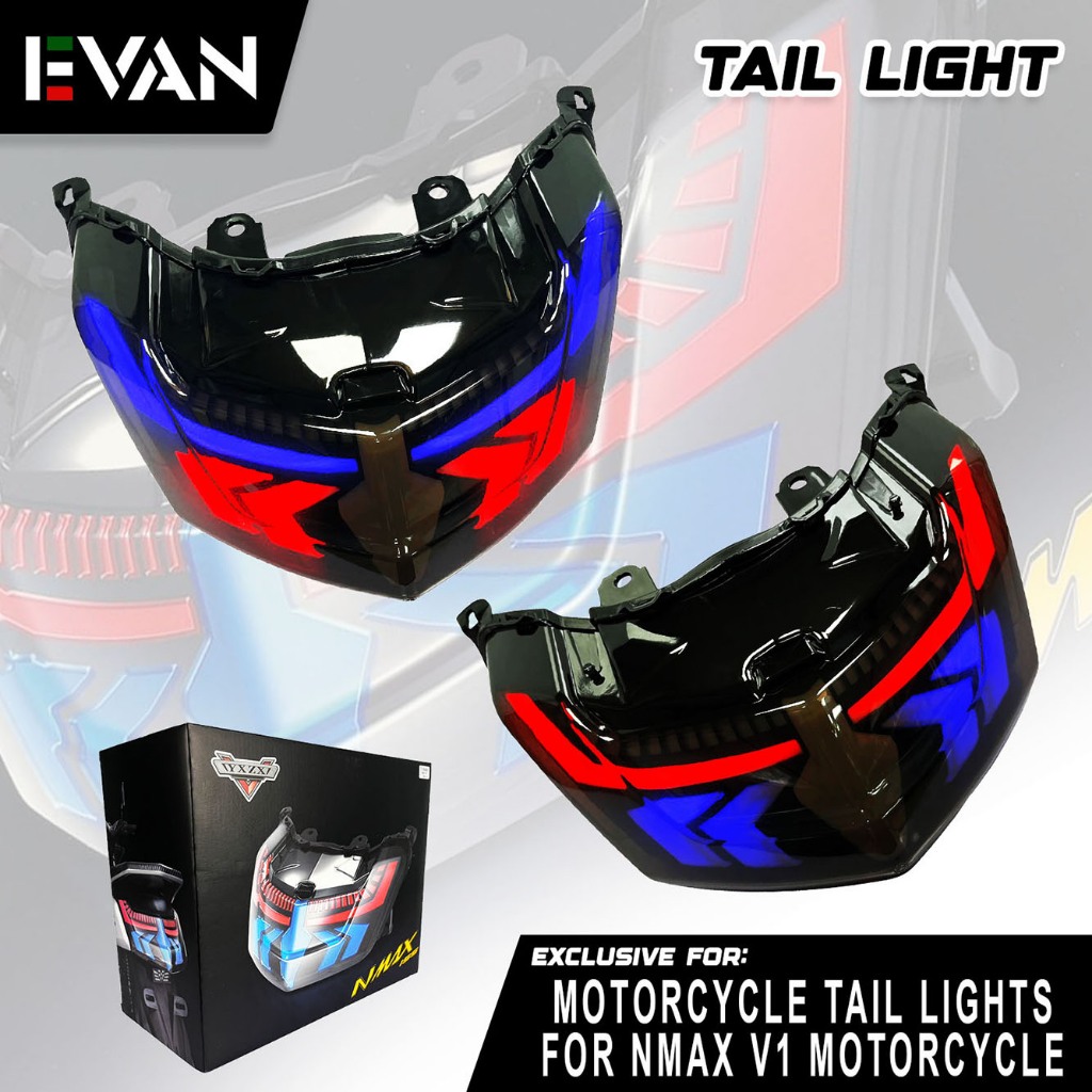 EVAN.PH MOTORCYCLE TAIL LIGHTS FOR YAMAHA NMAX V1 MOTORCYCLE | Shopee ...