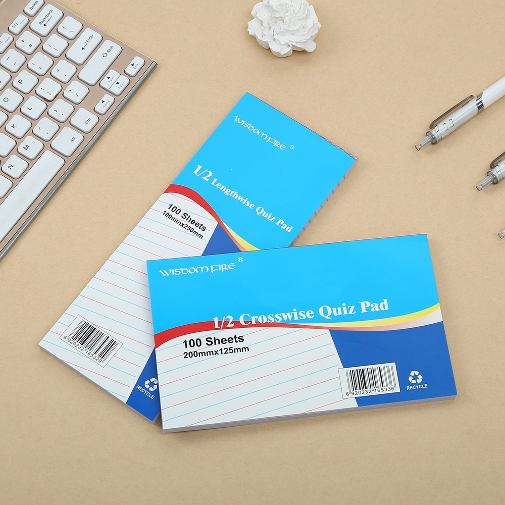 WISDOM 1PAD 100sheets 1/2 WRITING PAD PAPER (Individual OPP bag ...