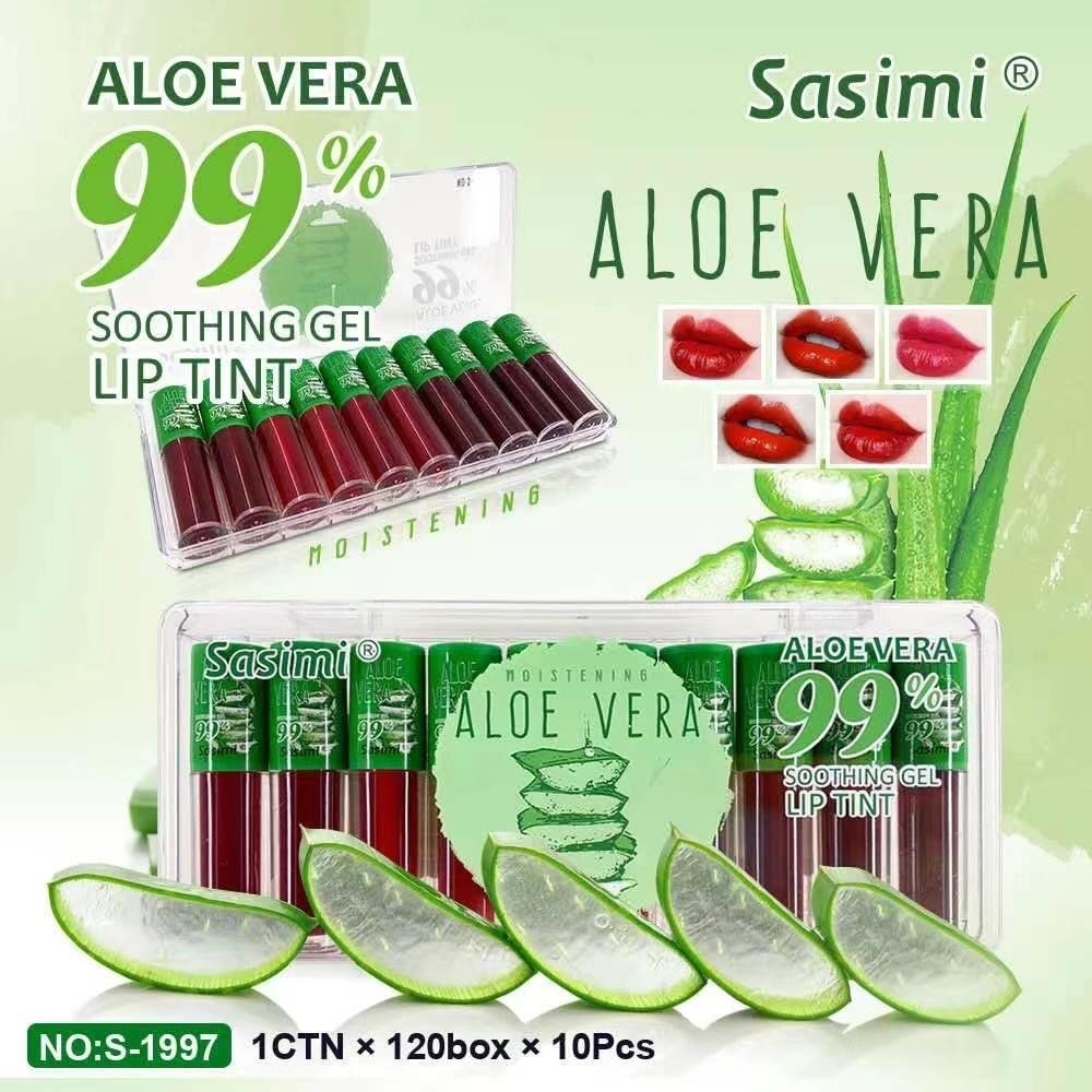 10 in1 99 Aloe Hello Kissy Sasimi Lip tint Set | Shopee Philippines
