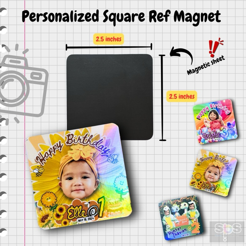 Square Ref Magnet (2.5 x 2.5 inches) | Shopee Philippines