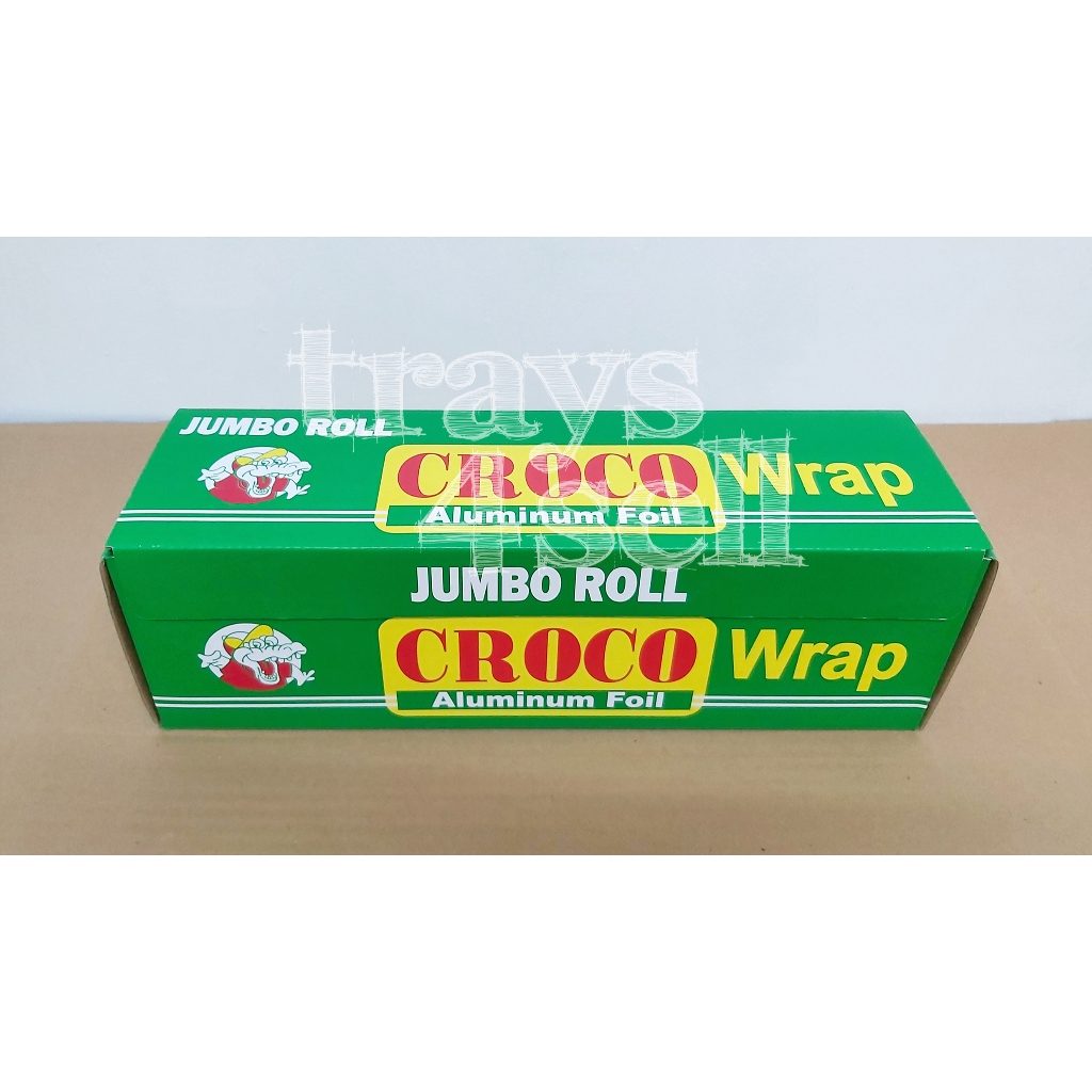 Original Croco Shurewrap Aluminum Foil Wrap Jumbo Roll (Matibay) 12 ...