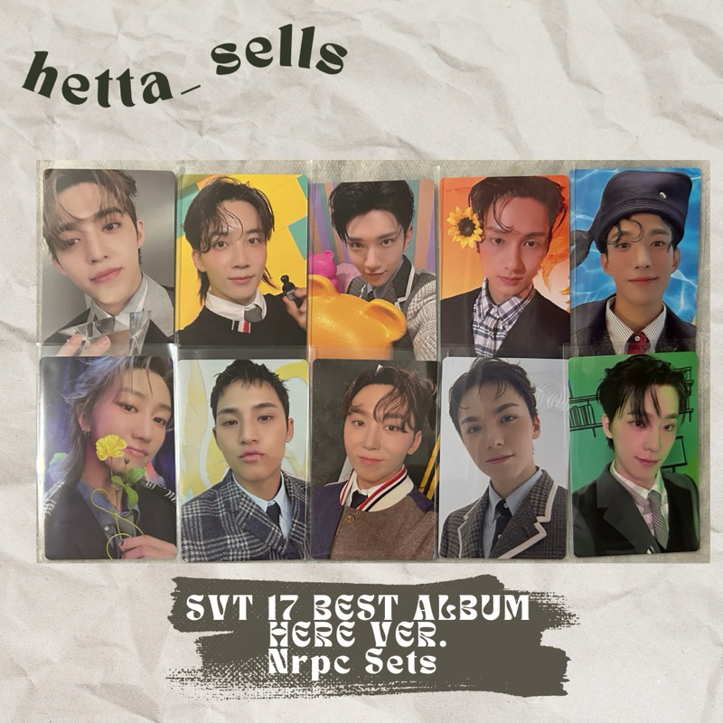OFFICIAL SVT SEVENTEEN IS RIGHT HERE BEST ALBUM (HERE VERSION) - NRPC SET | Shopee Philippines