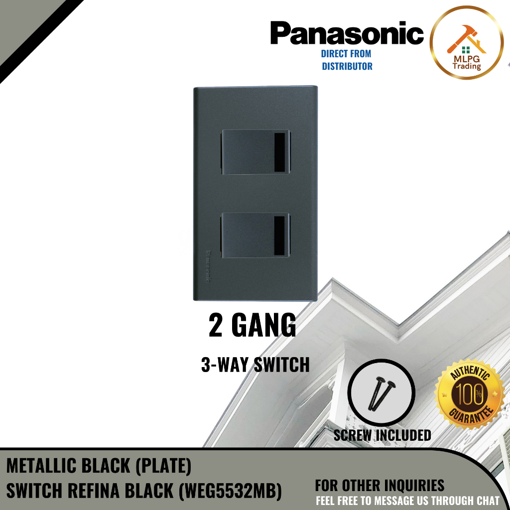 Panasonic Full Color Wide Series "Refina Series" 3-Ways-Switch ...