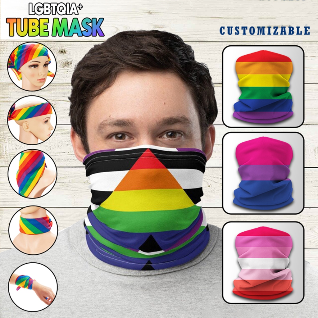 Transfer it LGBT flag tube mask available all flags high quality full ...