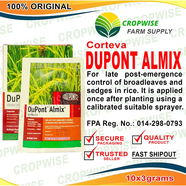 Almix Dupont herbicide (10 sachets by 3 grams) | Shopee Philippines