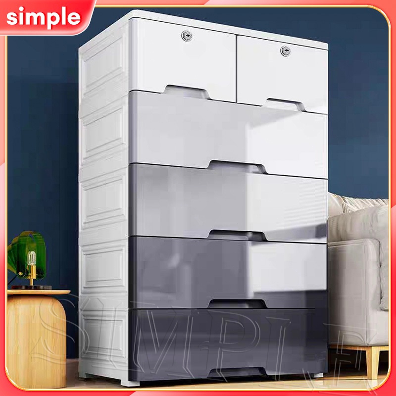 SIMPLE 60CM Cabinet Drawer Wardrobe Organizers Durabox Storage Cabinet ...