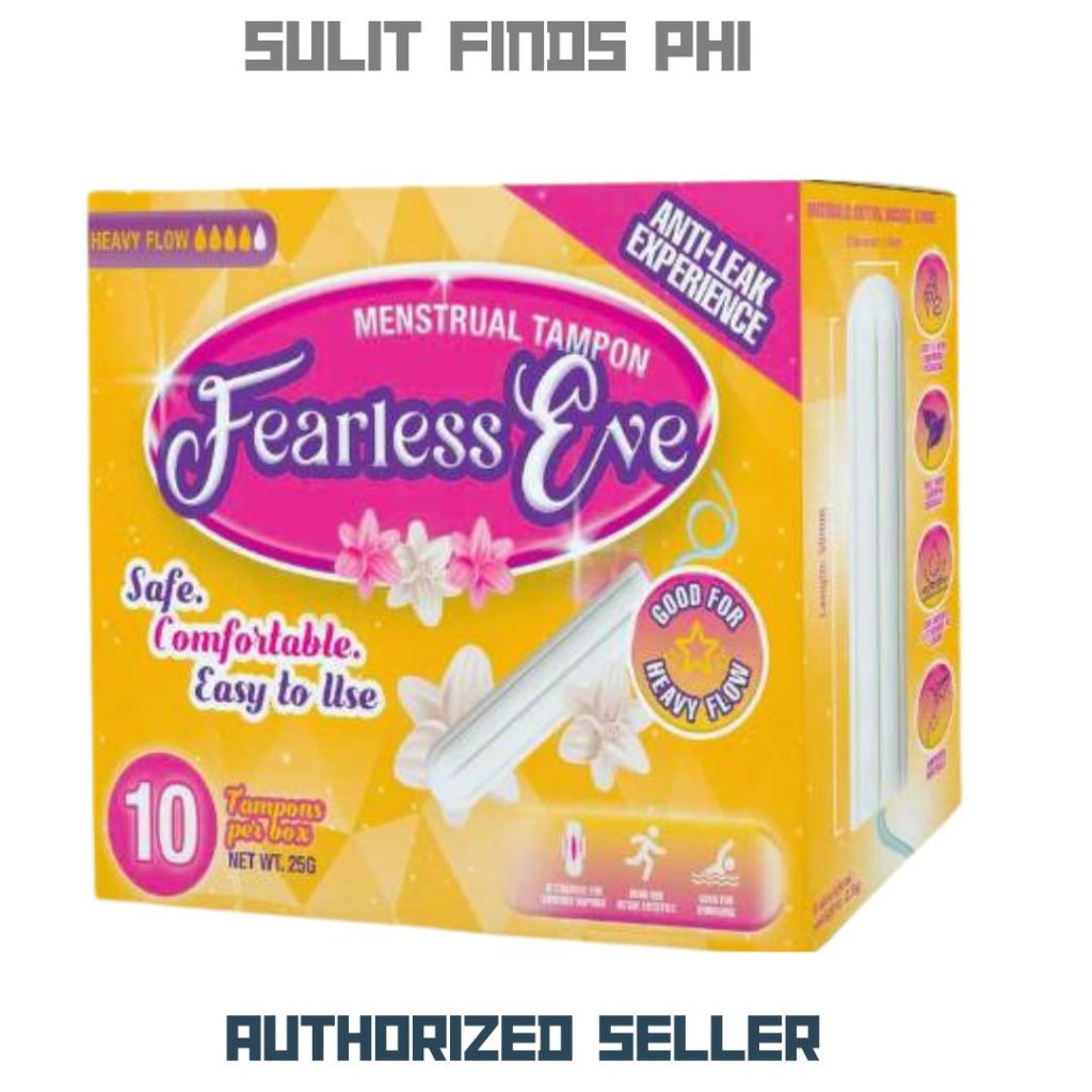 Heavy Flow Fearless Eve Menstrual Tampons (10 pcs) | Shopee Philippines