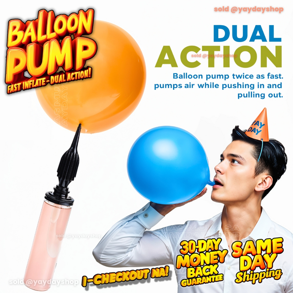 Fast Inflate Balloon Pump for Balloons party decorations air pump for ...