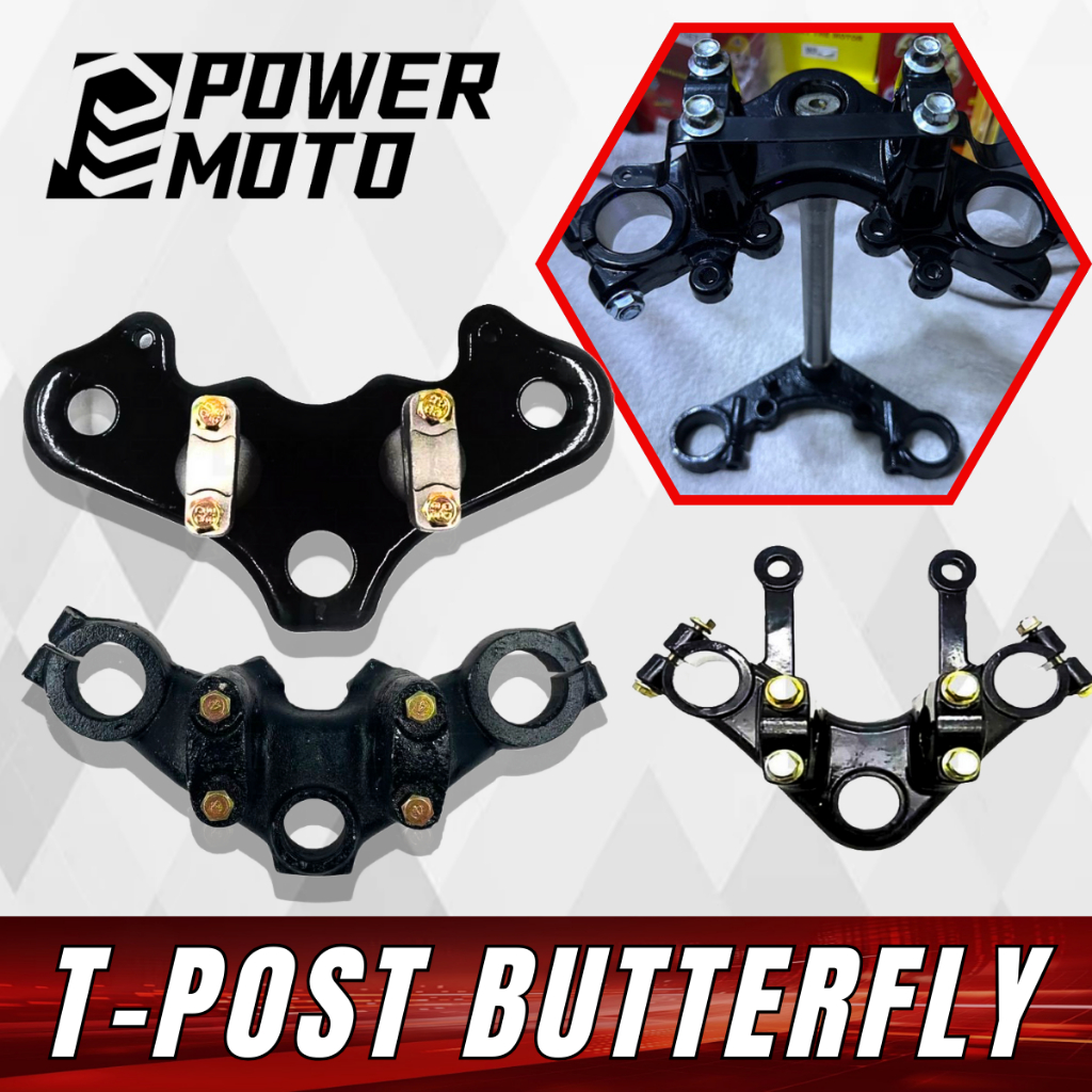 T-POST BUTTERFY CROWN FOR XRM MOTORCYCLE TMX155 / TMX125 | Shopee ...