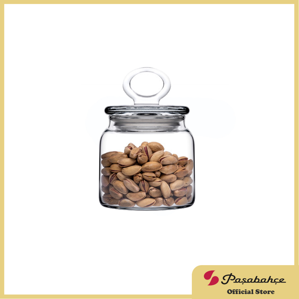 Pasabahce Kitchen Slim Glass Storage Jar 575cc 19 1/4oz (96763 ...