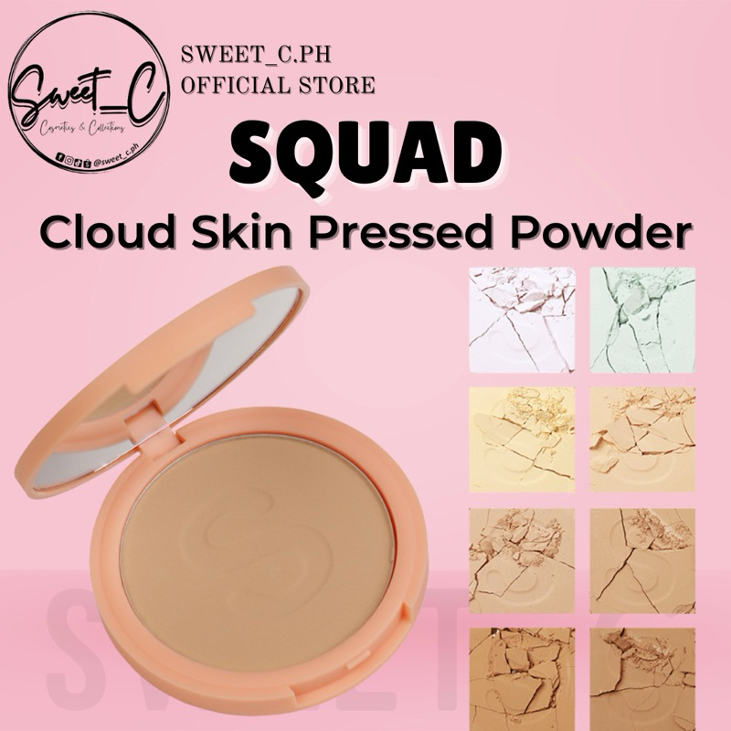 Squad Cloud Skin Pressed Powder | Shopee Philippines