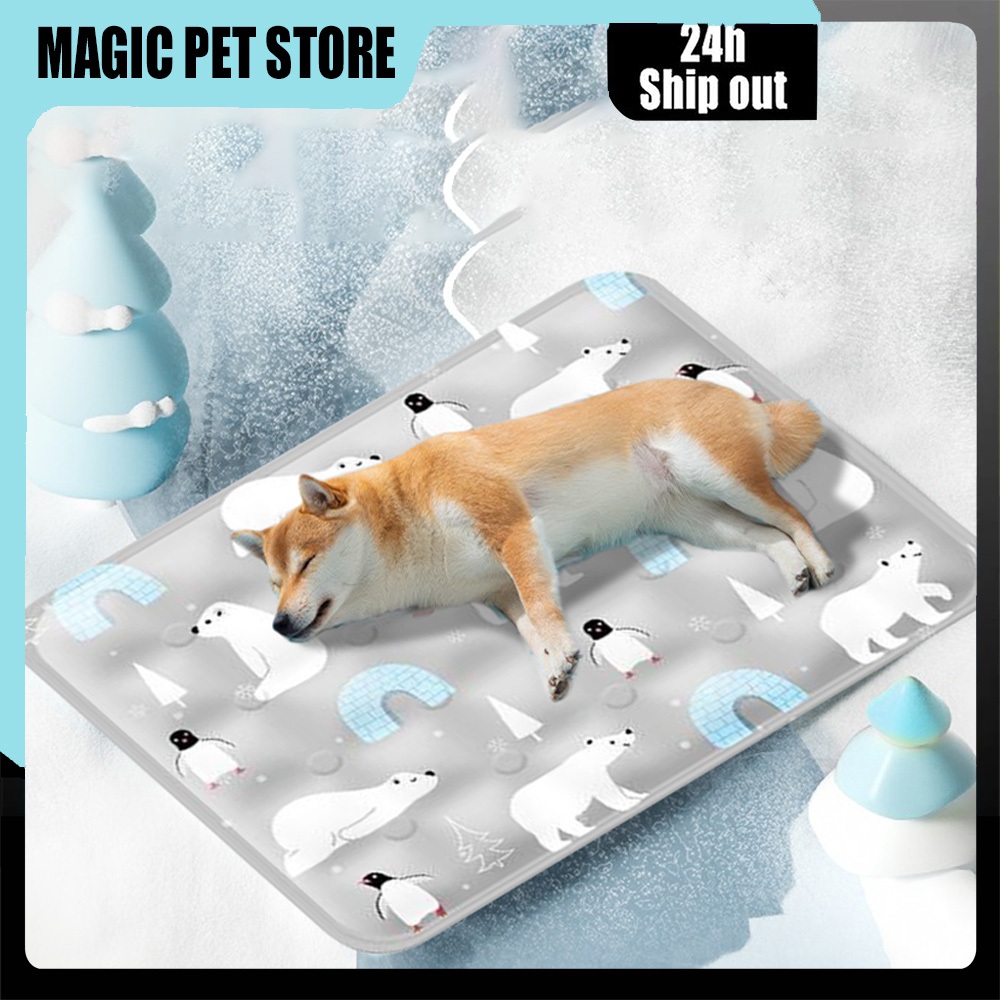 Pet Cooling Pad For Dog Cooling Pad Gel Ice Pad Dog Cat Quick Cooling ...