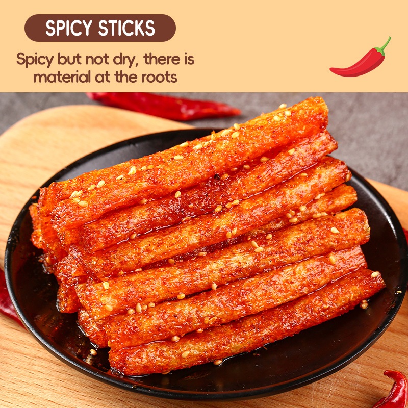 Chocmet 4 in 1 Spicy Stick Strips Latiao Snack Chinese Snacks Spicy ...