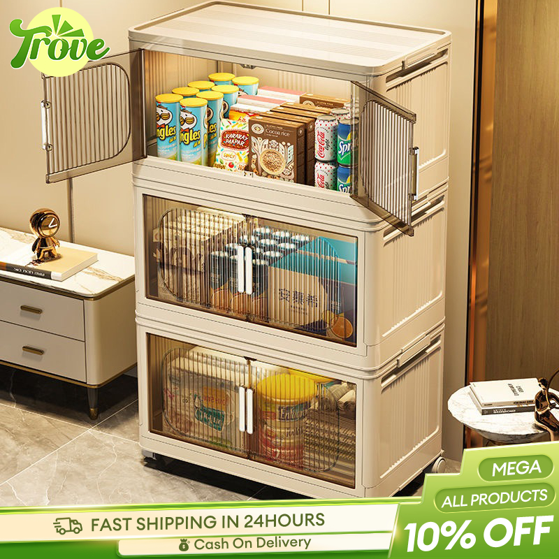 Trove Foldable Storage Cabinet for Clothes Durabox Plastic Drawer ...