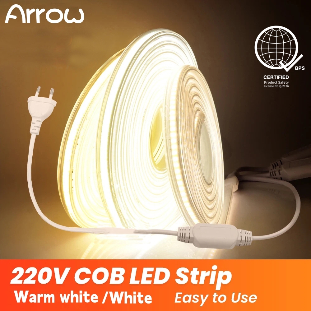 Arrow LED Strip Light waterproof Cuttable AC flexible rope tube narrow ...