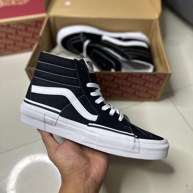 Sk8 Hi Rearrange Black White | Shopee Philippines