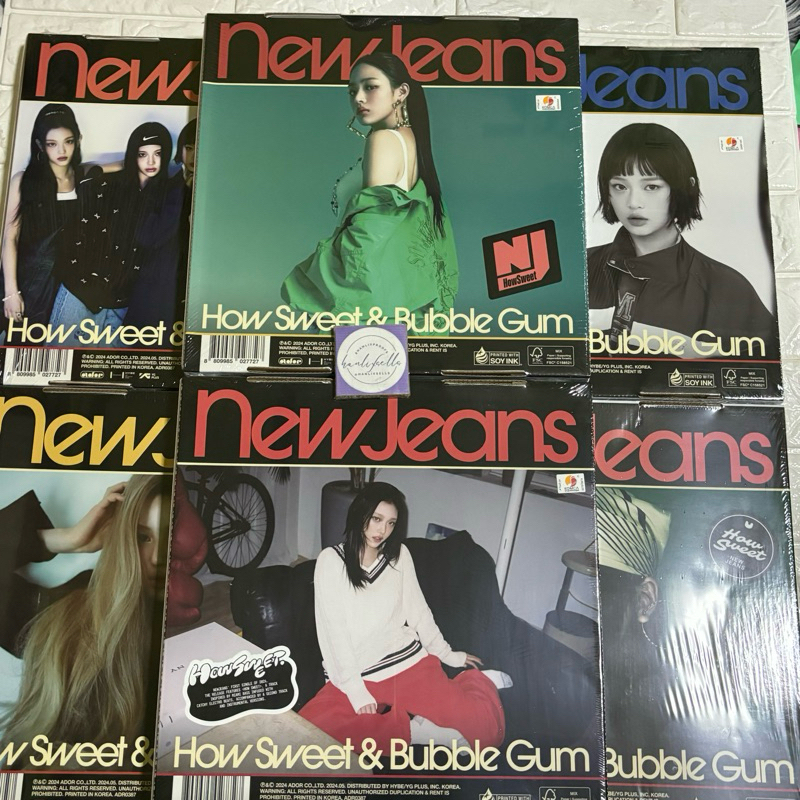 ONHAND NEWJEANS HOW SWEET STANDARD VERSION ALBUM NEWJEANS VER HANNI MINJI DANIELLE HAERIN HYEIN ...