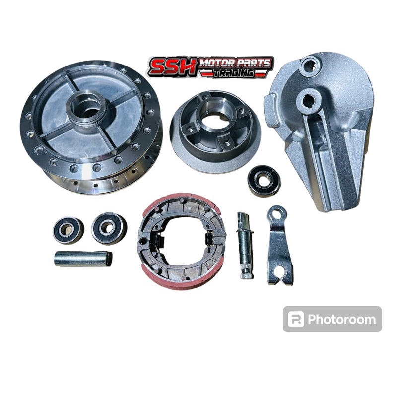 rear hub+Brake panel+Flunge hub wave/xrm/sym/smash | Shopee Philippines