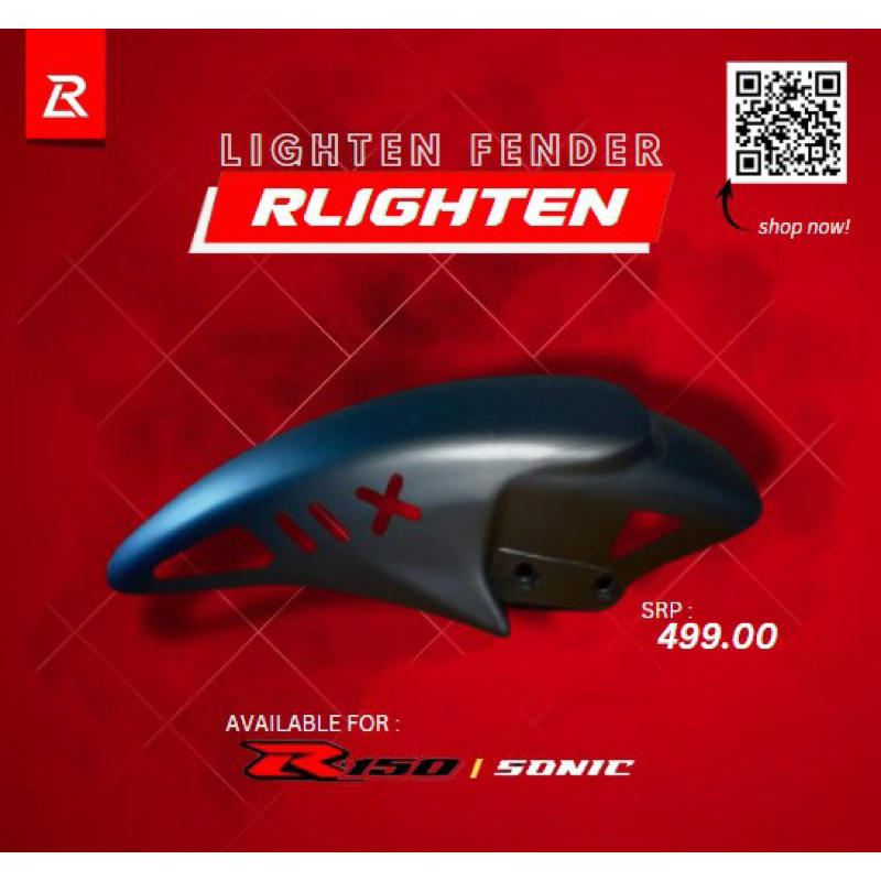 Lighten Front fender raider150/Nice125/Sonic | Shopee Philippines