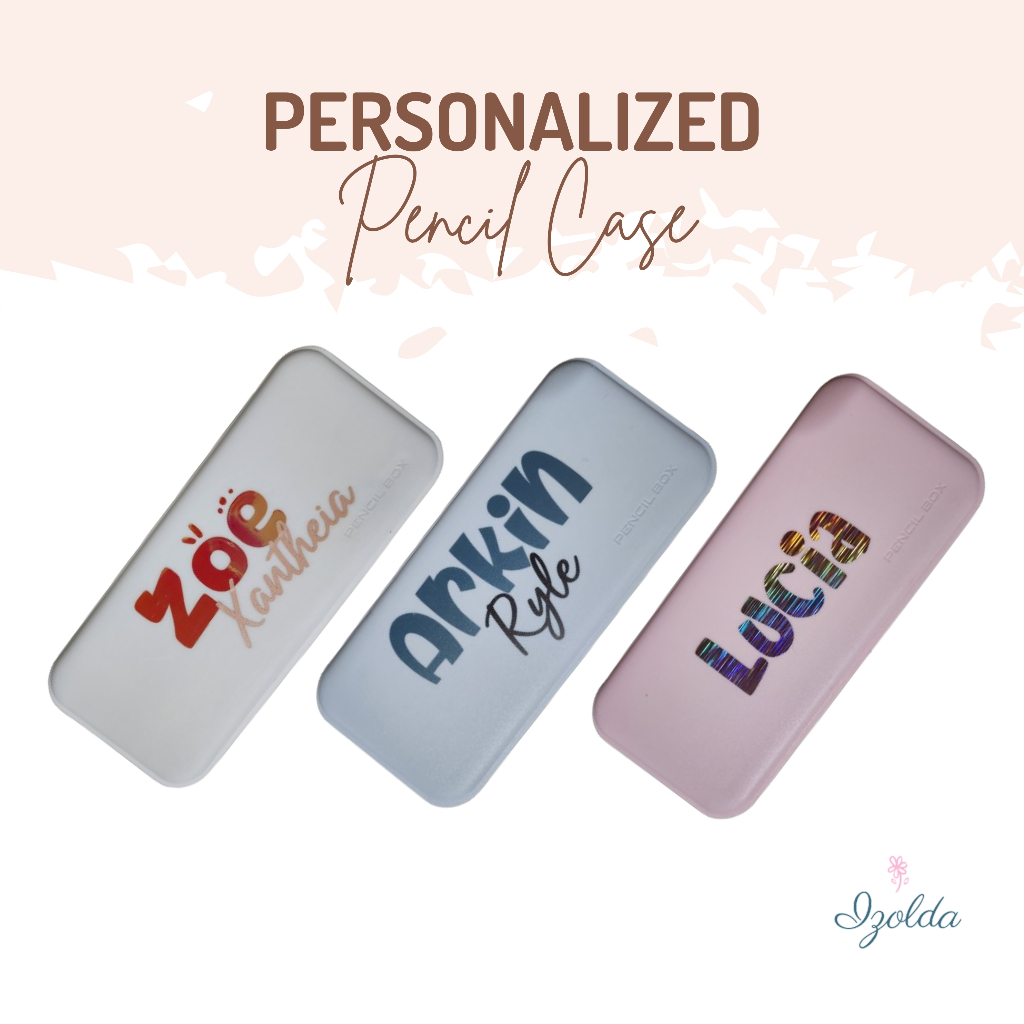 Personalized Pencil Case | Pastel Colored Pencil Case | Izolda.ph ...