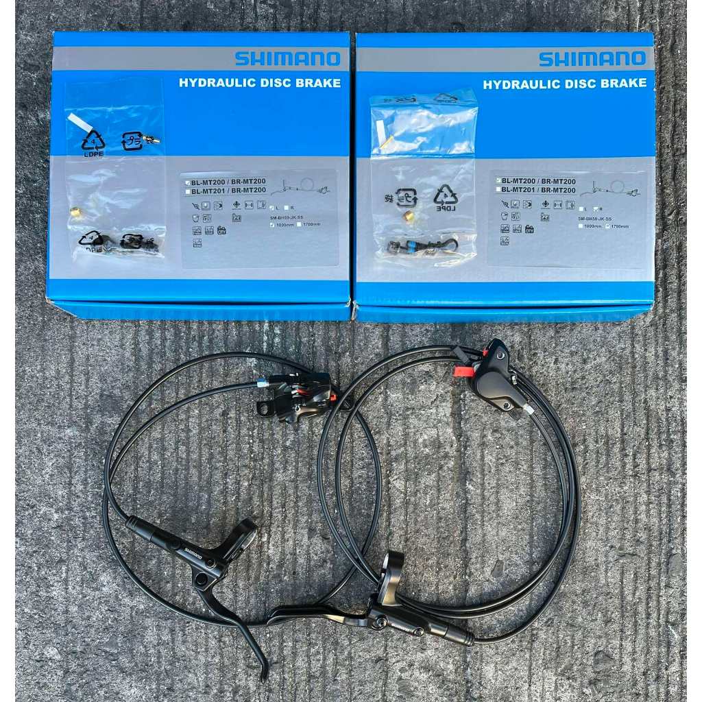 SHIMANO MT200 / MT201 HYDRAULIC BRAKE SET | Shopee Philippines