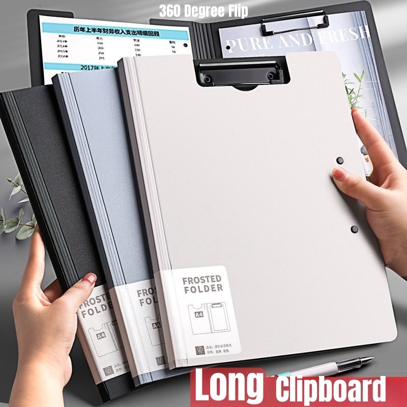 Long Clipboard with Cover File Cover Folder Profile Clip File Folder ...