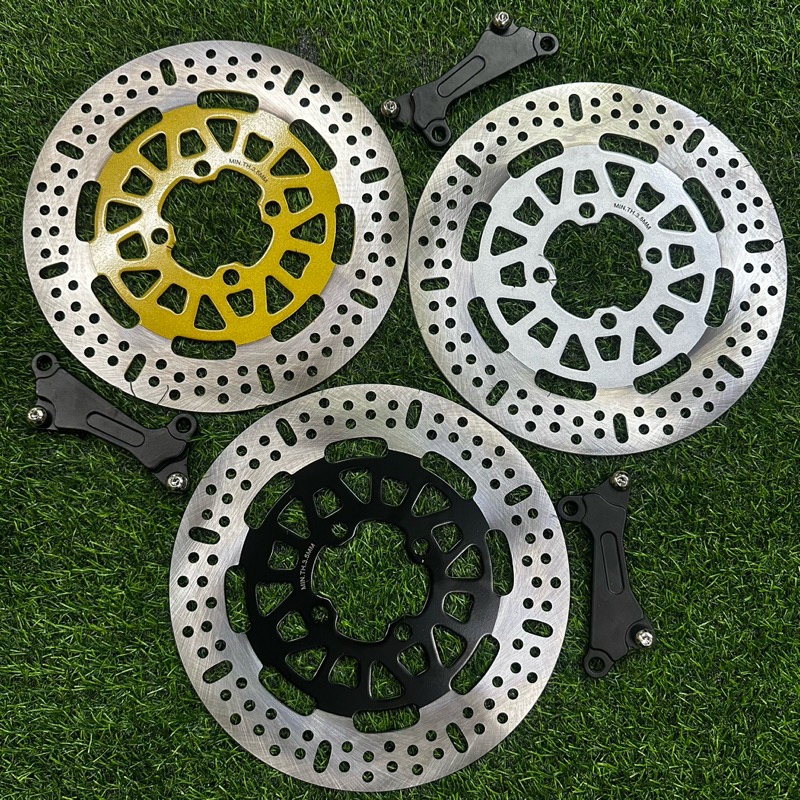 BIG DISC 260MM 4HOLES W/bracket FOR CLICK 125,CLICK 150, BEAT/BEAT FI ...