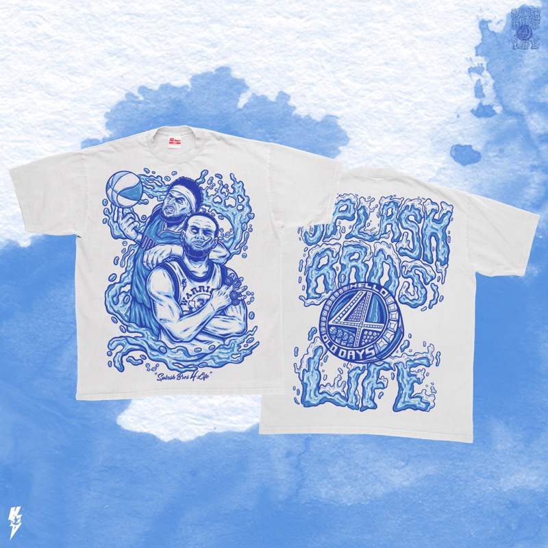 HOD - SPLASH BROS 4 LIFE - KLAY THOMPSON AND STEPH CURRY TEE - HELLO ...