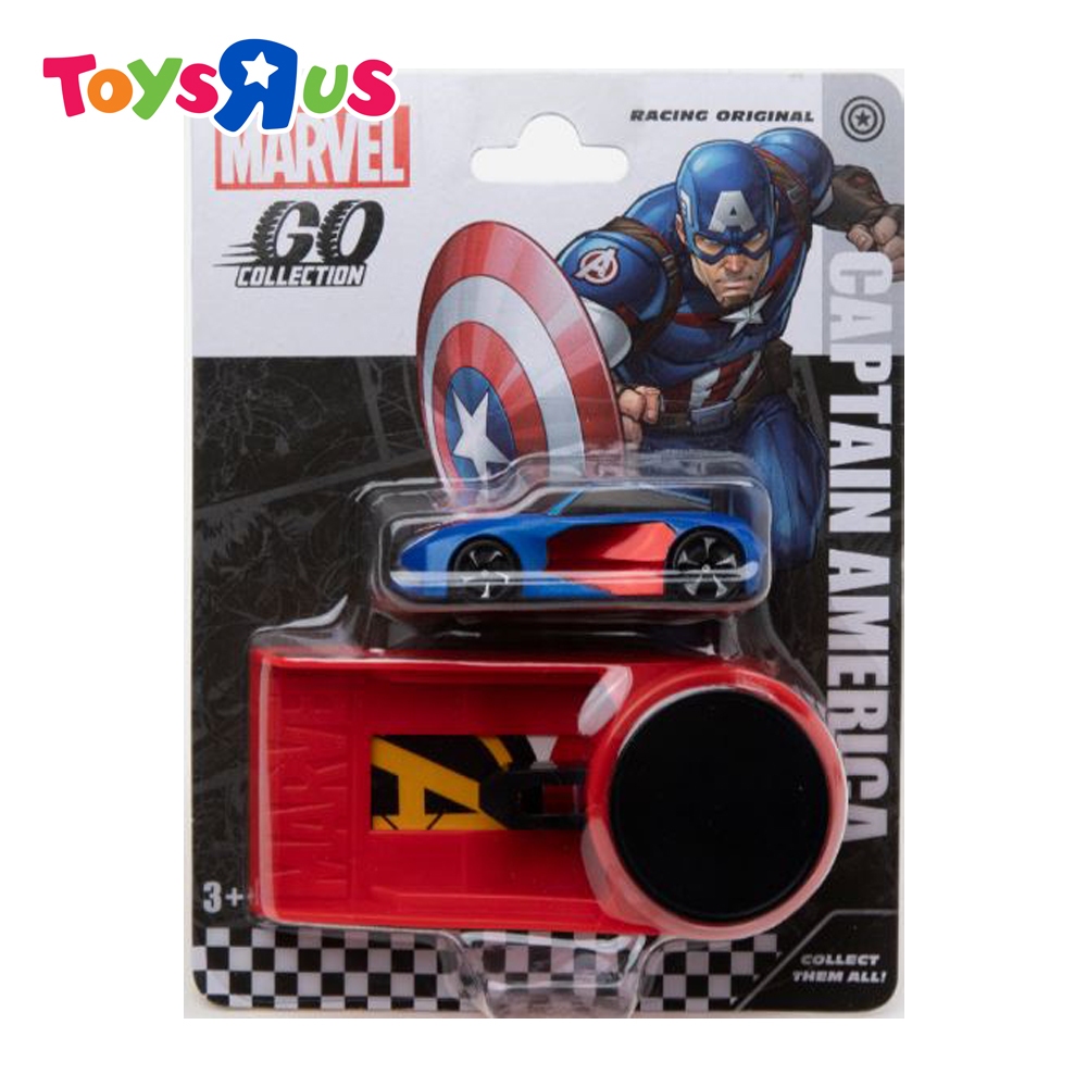 Marvel Go Collection Racing Launcher Set (Captain America) | Shopee ...
