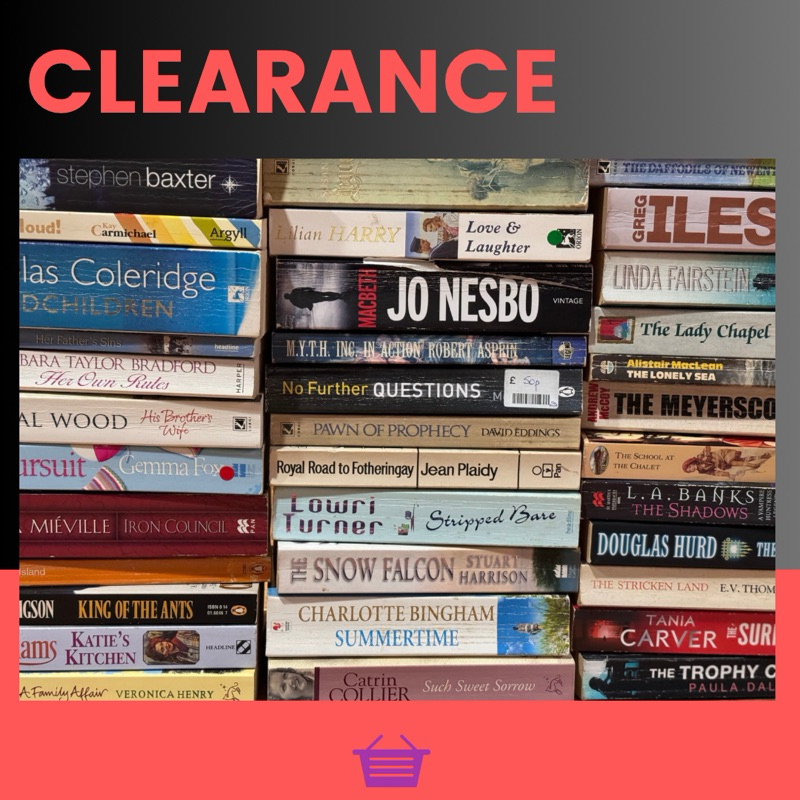 CLEARANCE SALE! 3 for 105 Link#2 of 3 Assorted Novels / Books in Mass ...