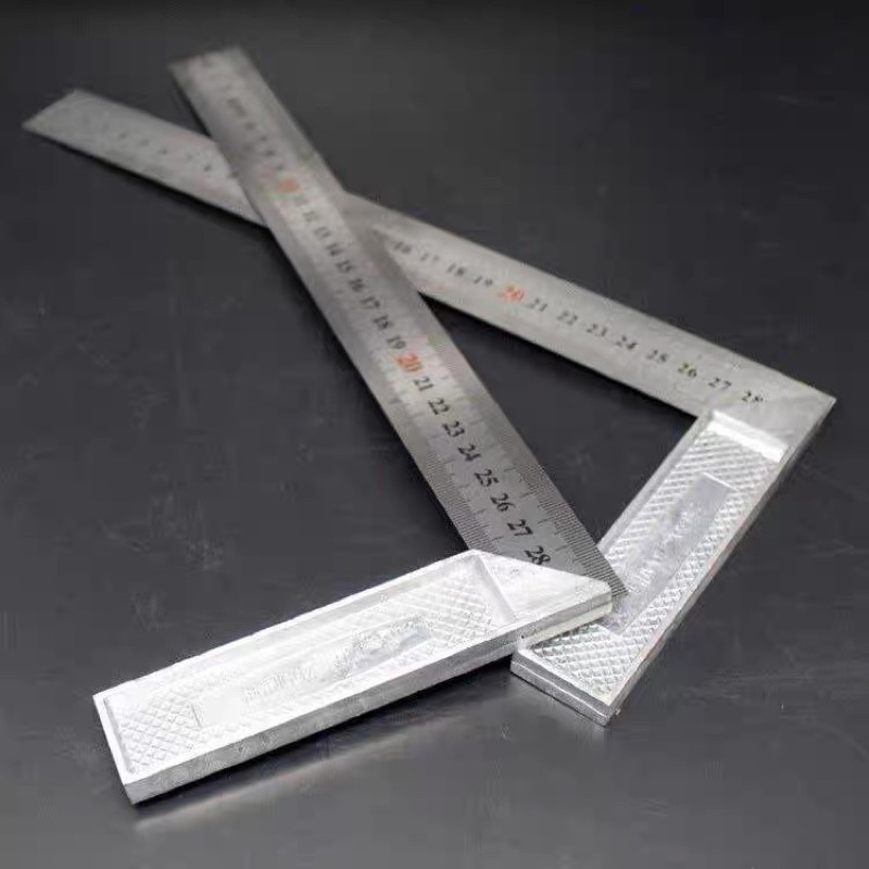 L-Square 6”8" 10" 12" Squala Steel Ruler L Square Angle Ruler (per pc ...