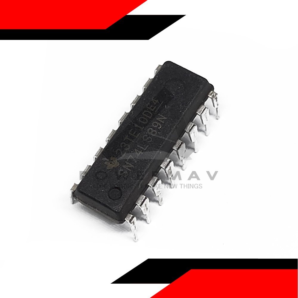 74ls89 DIP IC 16x4 Ram 7489 sn74ls89n 64-Bit high-speed Read / Write ...