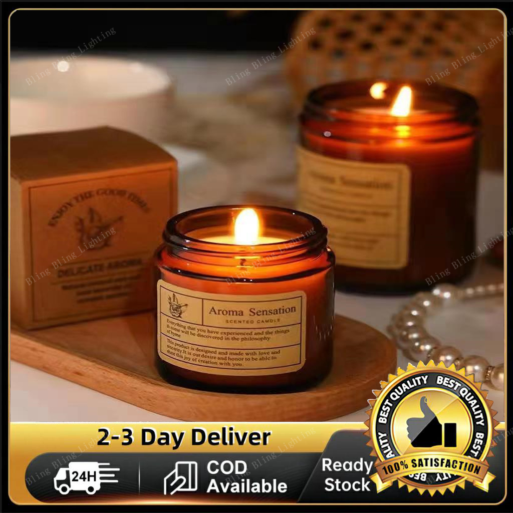 70g/200g Scented Candles Candle Burning Candles Natural Soy Scented ...