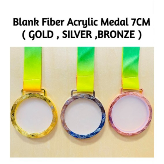 Crystal Glass Medals 7CM Gold\Silver\Bronze (PREMIUM LACE) Award Gift ...