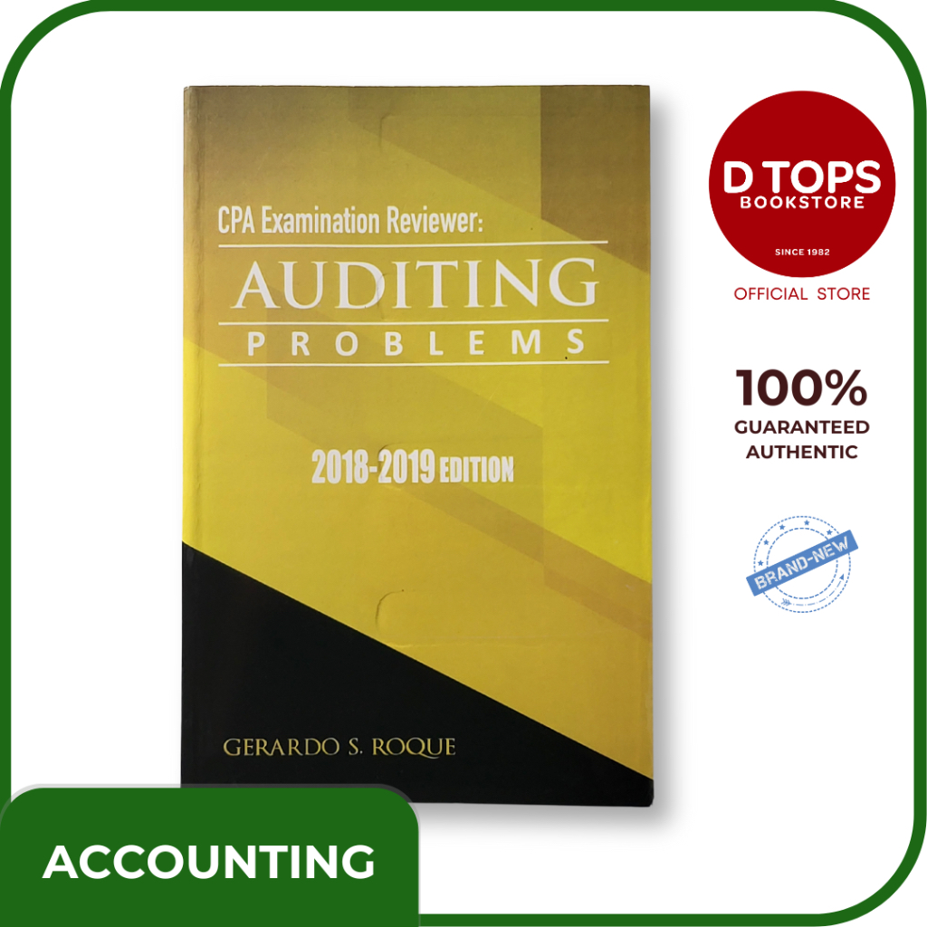 AUDITING PROBLEMS CPA Examination Reviewer 2018-2019 Edition by G ...