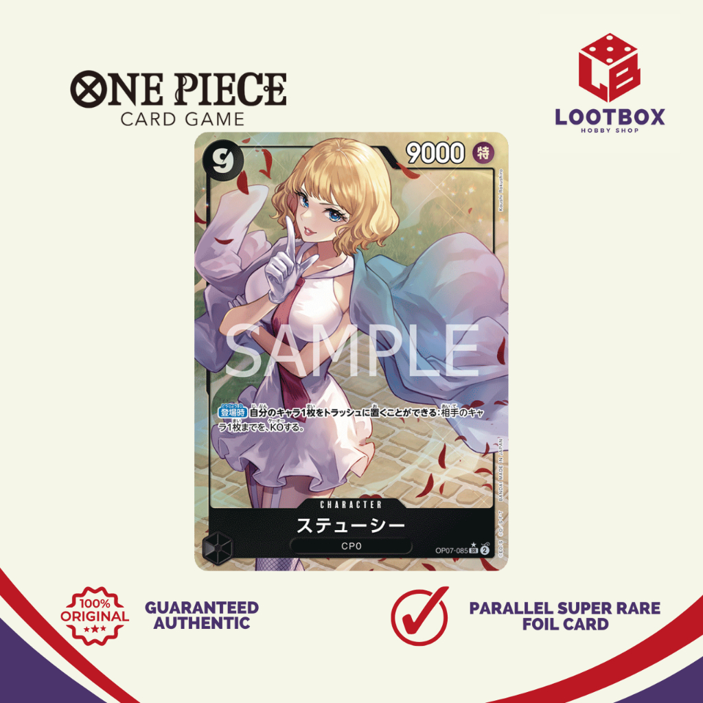One Piece Card Game: OP07-085 Stussy (Parallel Super Rare) - OP07 500 ...